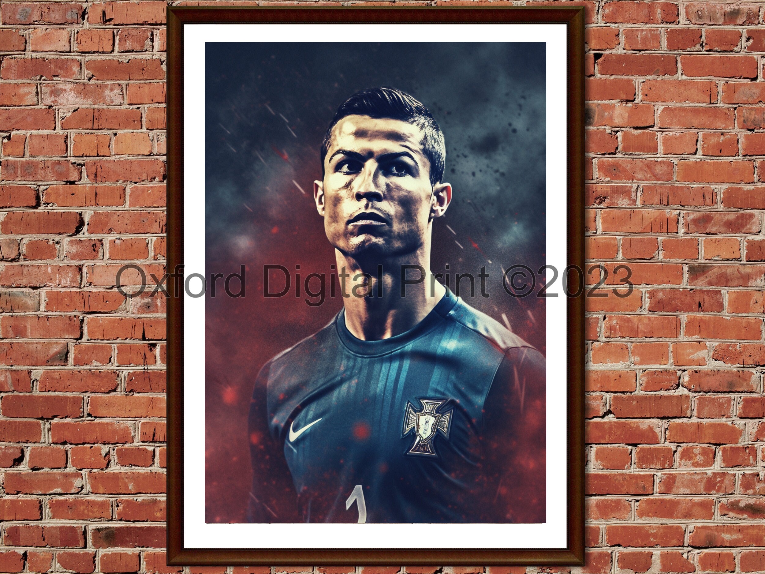 Cristiano Ronaldo Printable Pop-art Portrait | Wall Art | Funky Pop-art ...
