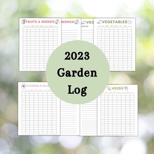 Garden Seed Starting Log Printable Seedling Organizer New - Etsy