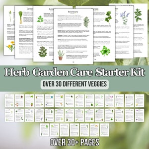 Complete 2024 Herb Garden Care Guide Gardening Book Homestead Gift ...