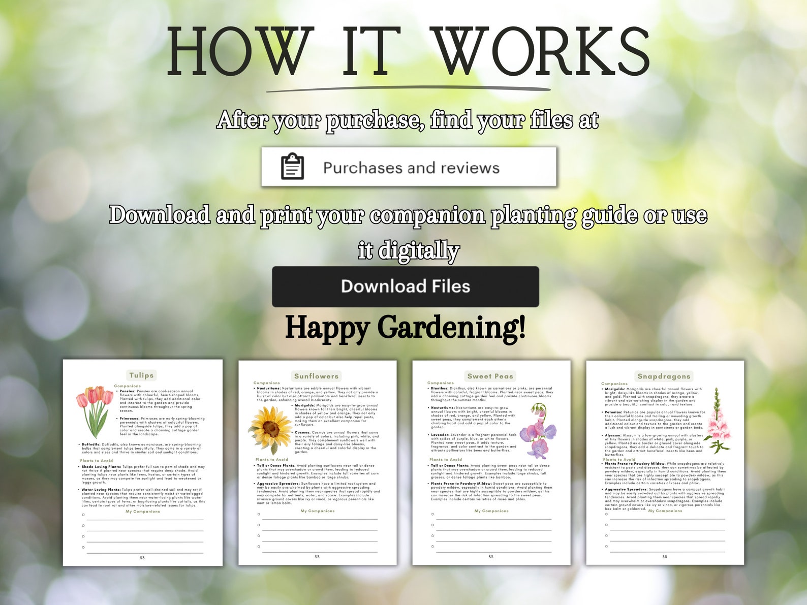 Complete 2024 Flower Companion Planting Guide New Gardener Cheatsheet ...
