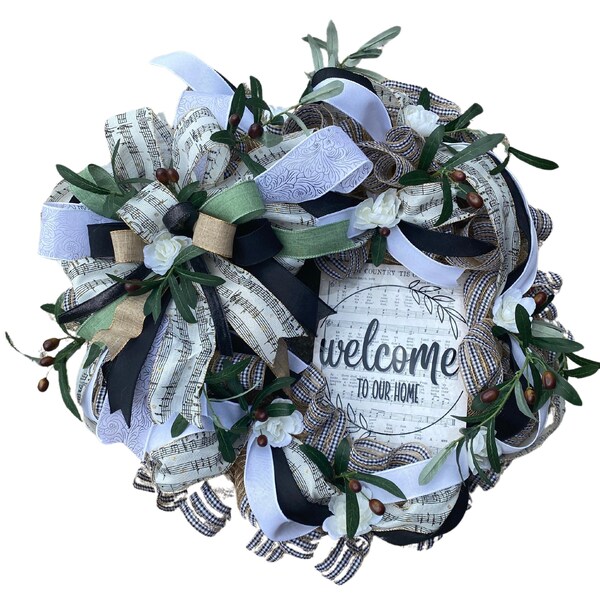 Musical Notes Wreath - Etsy