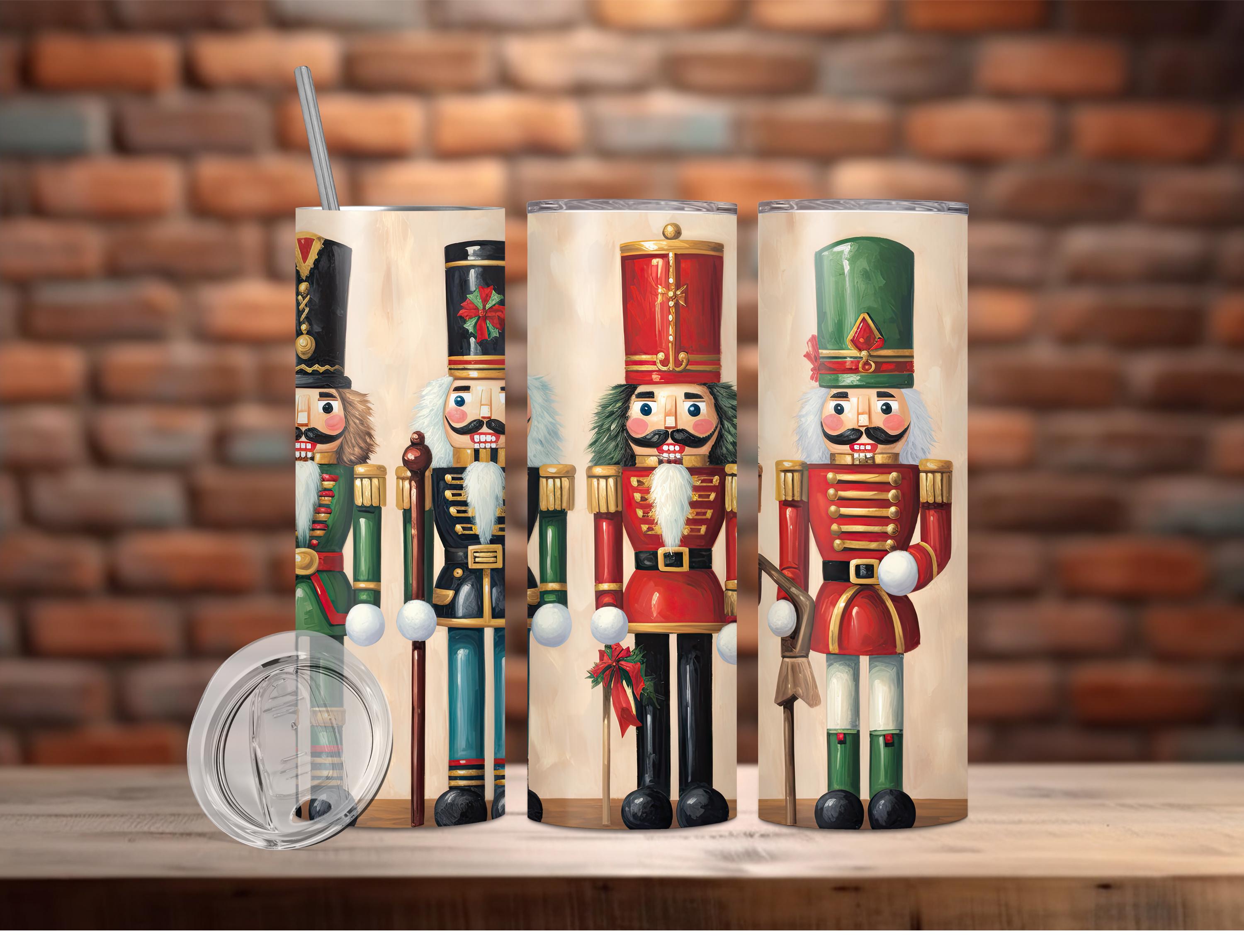 Nutcracker Christmas Tumblers, 20 Oz Sublimation Tumblers, Holiday ...