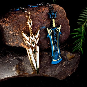 Xenoblade Chronicles Keychain / Zeke's Blade Keyring Pandoria / Xbc ...