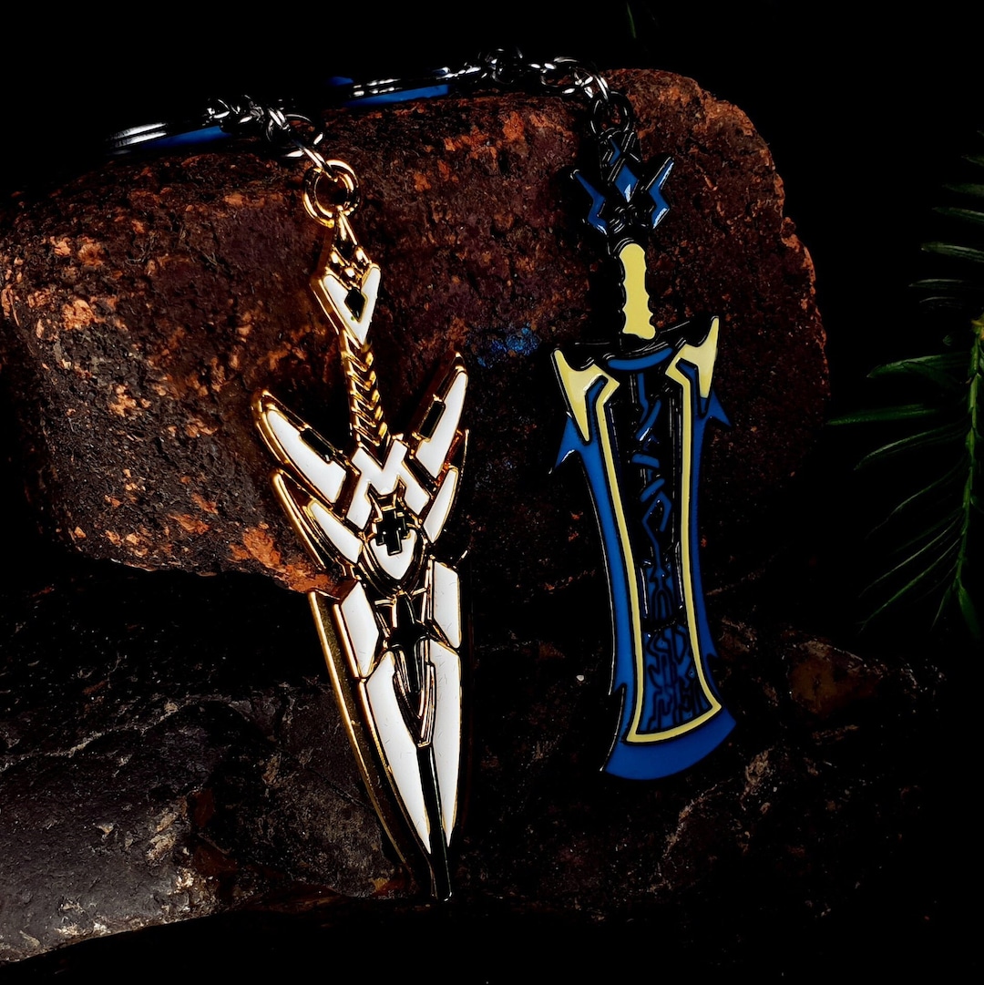 Xenoblade Chronicles Keychain / Zeke's Blade Keyring Pandoria / Xbc ...