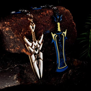 Xenoblade Chronicles Keychain / Zeke's Blade Keyring Pandoria / Xbc ...