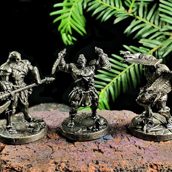 Metal Orc Figurines - Etsy