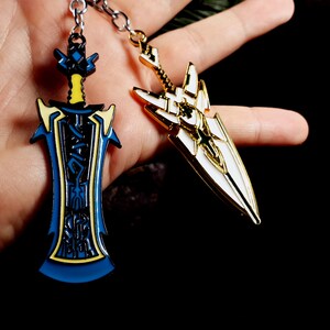 Xenoblade Chronicles Keychain / Zeke's Blade Keyring Pandoria / Xbc ...