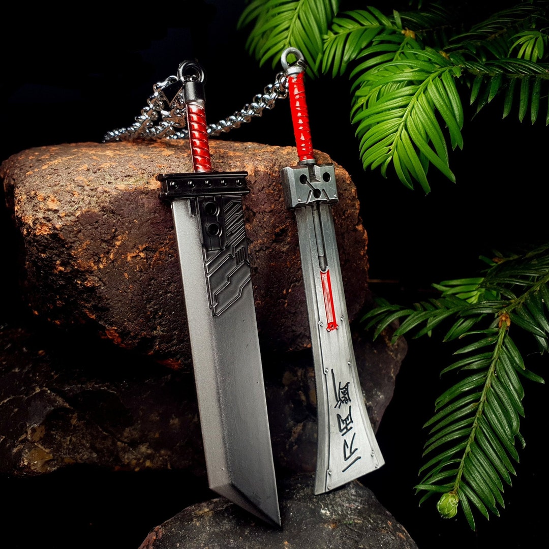 Final Fantasy 7 Cloud Strife Buster Sword Pendant / Final Fantasy Vii ...