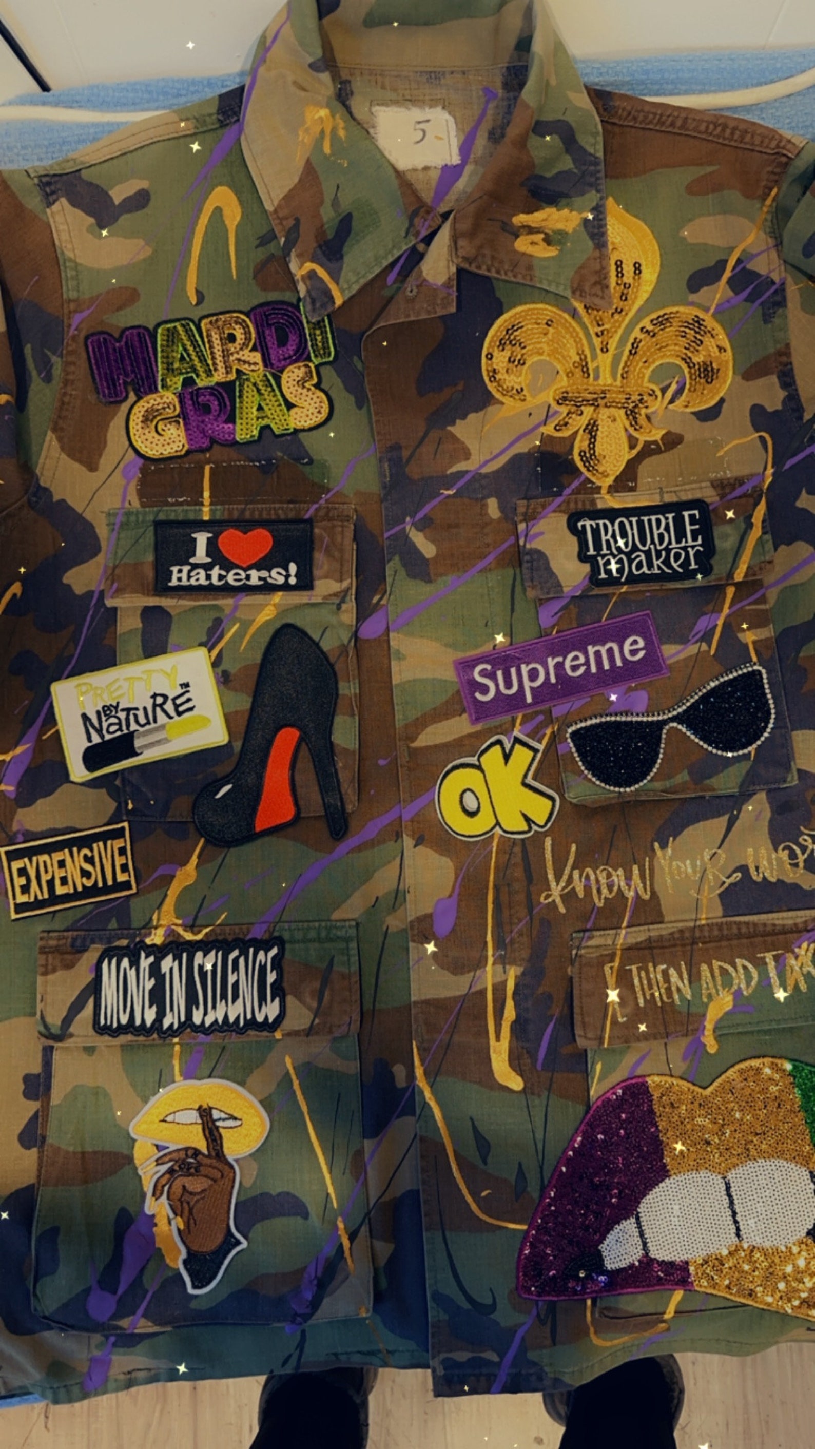 Mardi Gras Junk Jacket - Etsy