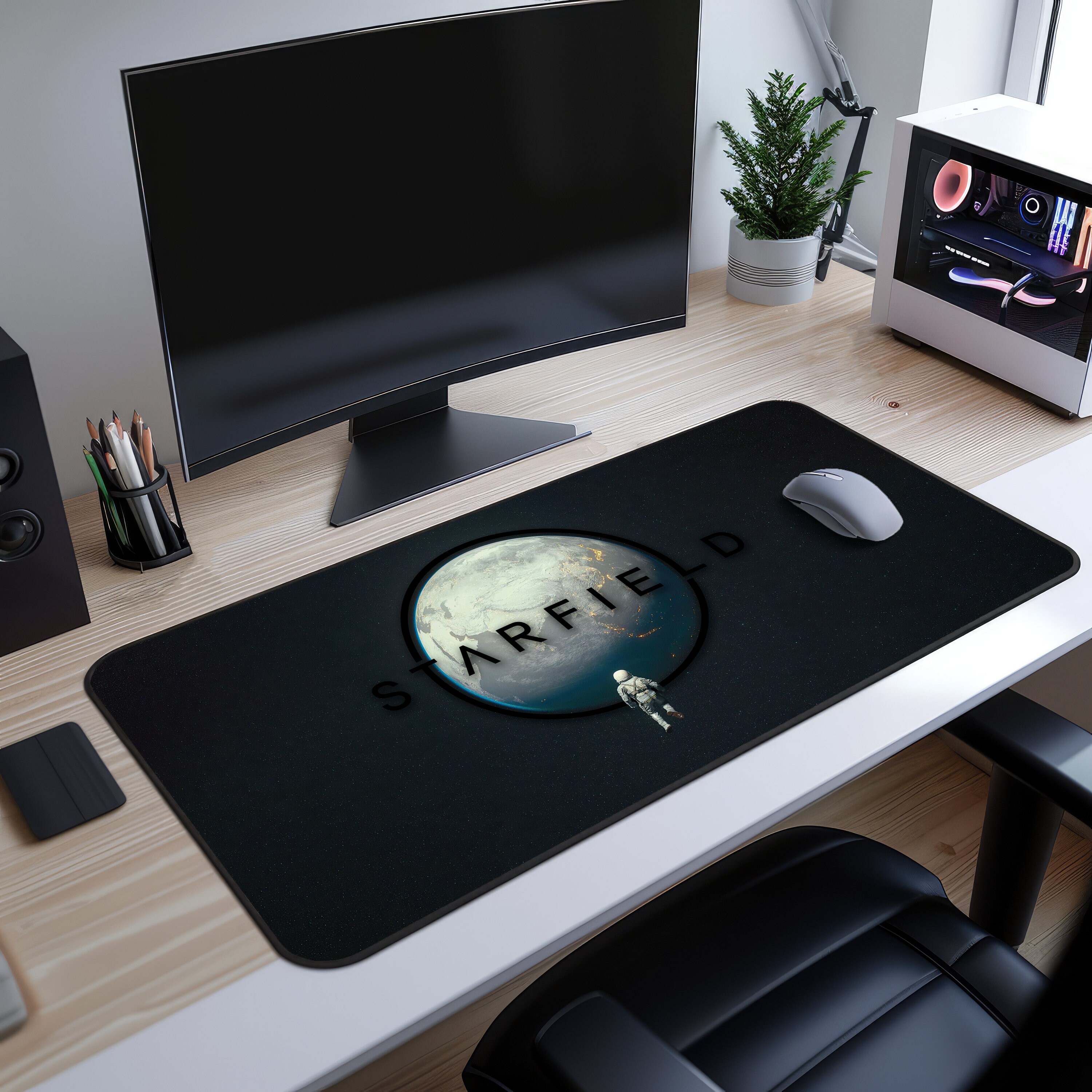Starfield Gaming Mouse Pad, Starfield Inspired Gaming Keyboard Mat ...