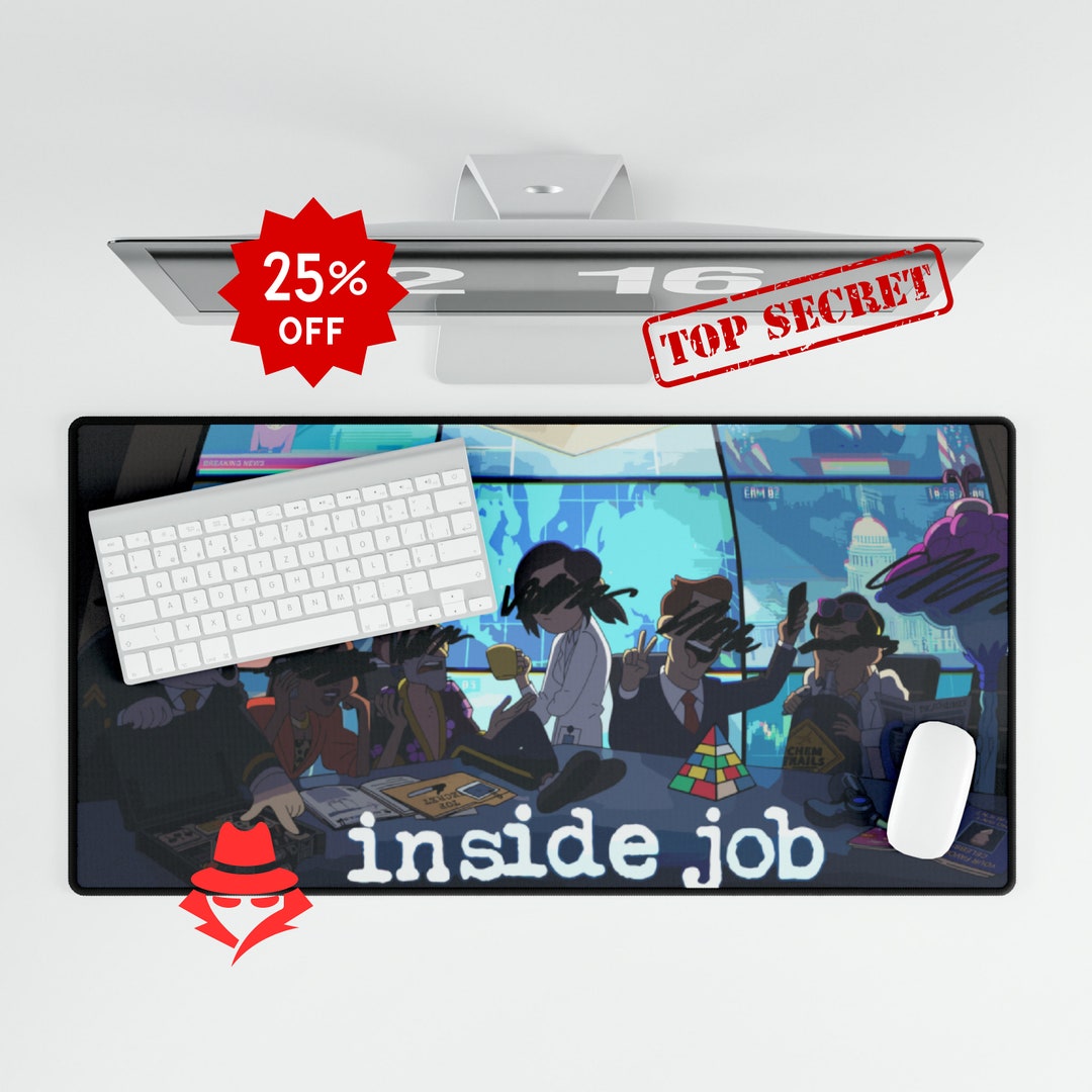 Inside Job Gaming Mouse Pad, Cartoon Mouse Pad, Large Mouse Pad, Cute ...