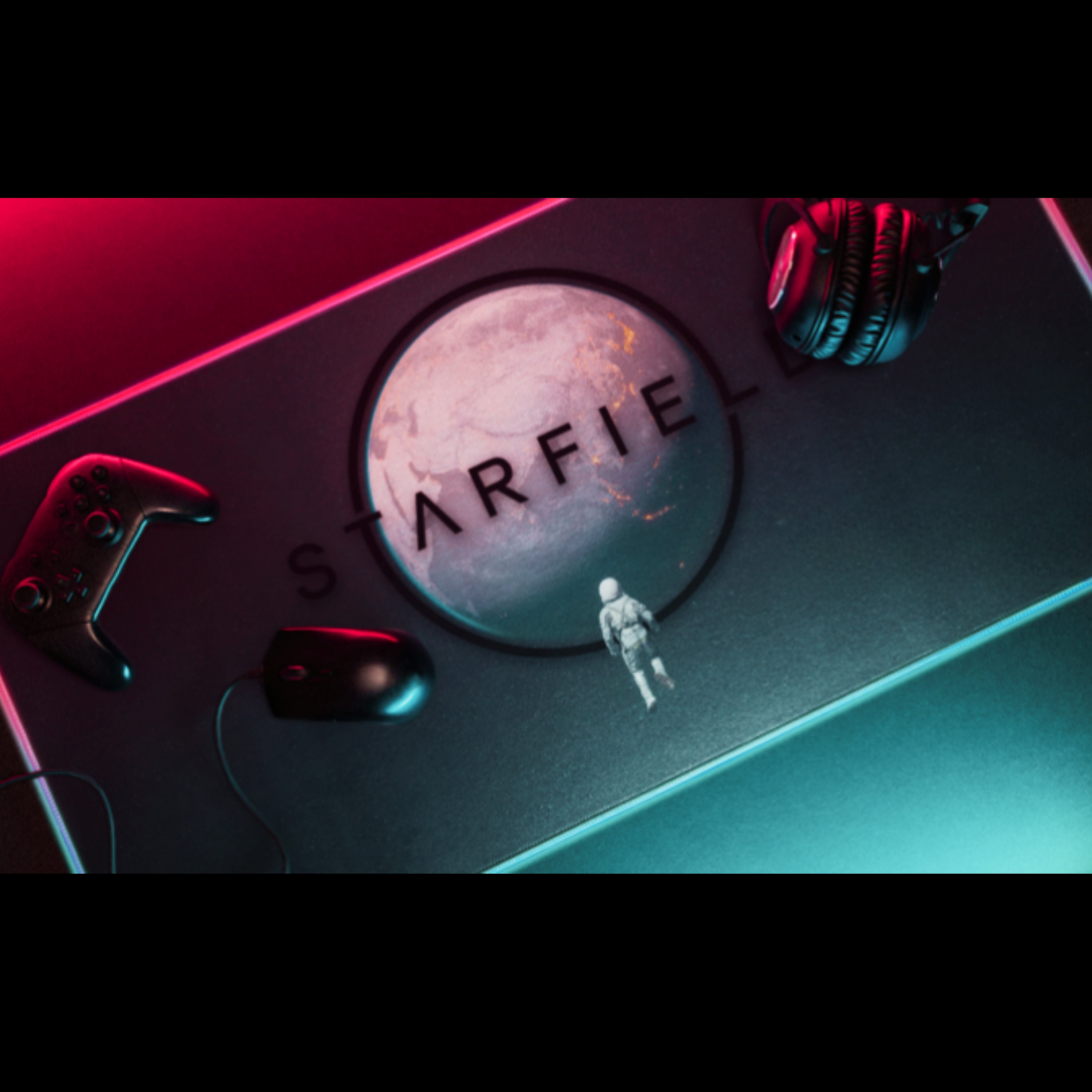 Starfield Gaming Mouse Pad, Starfield Inspired Gaming Keyboard Mat ...