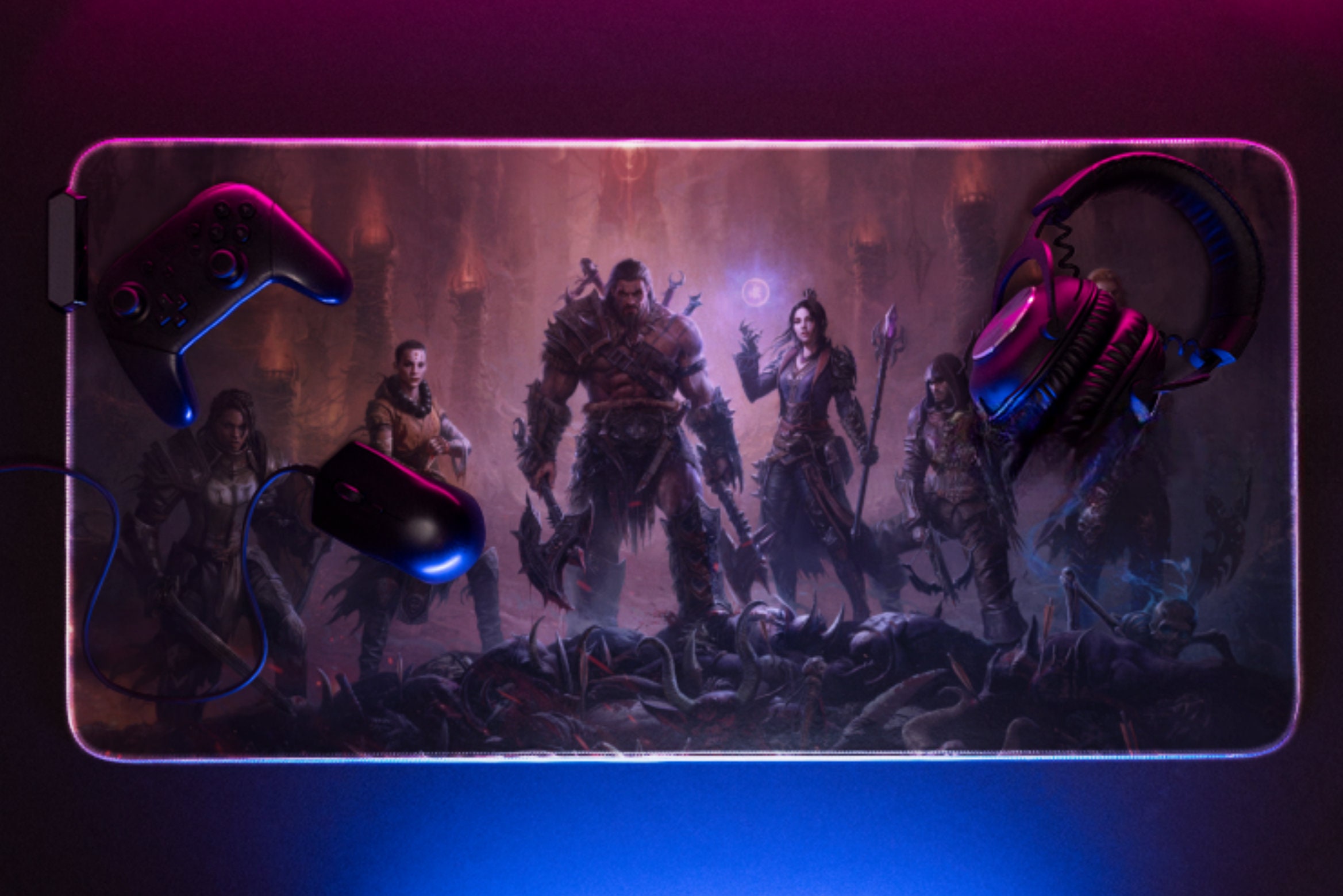 Diablo 4 Gaming Mouse Pad, Diablo All Character, Diablo 4 Mouse Pad ...