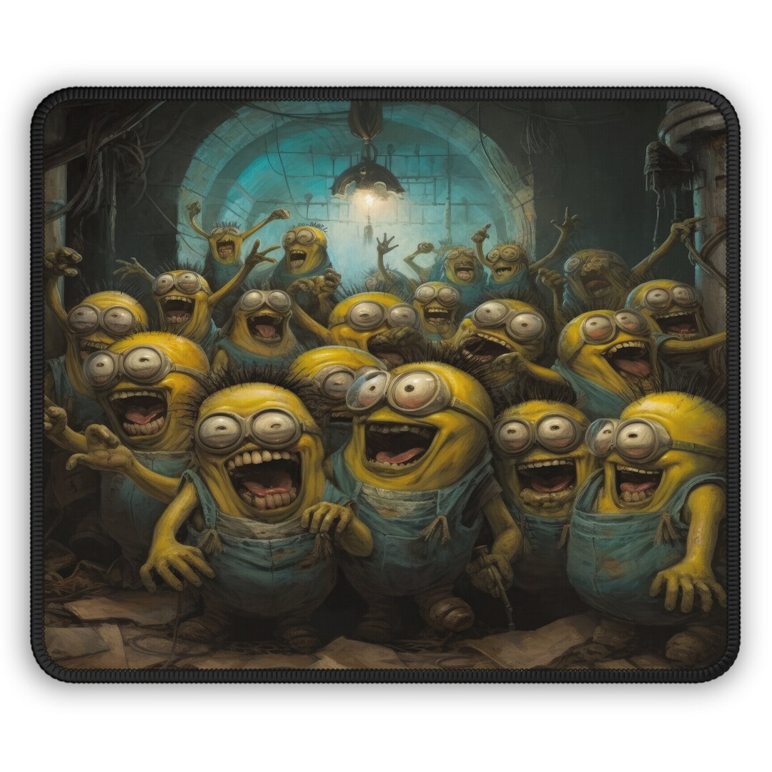 Zombie Minions Gaming Mause Pad Halloween Desk Mat Disney - Etsy