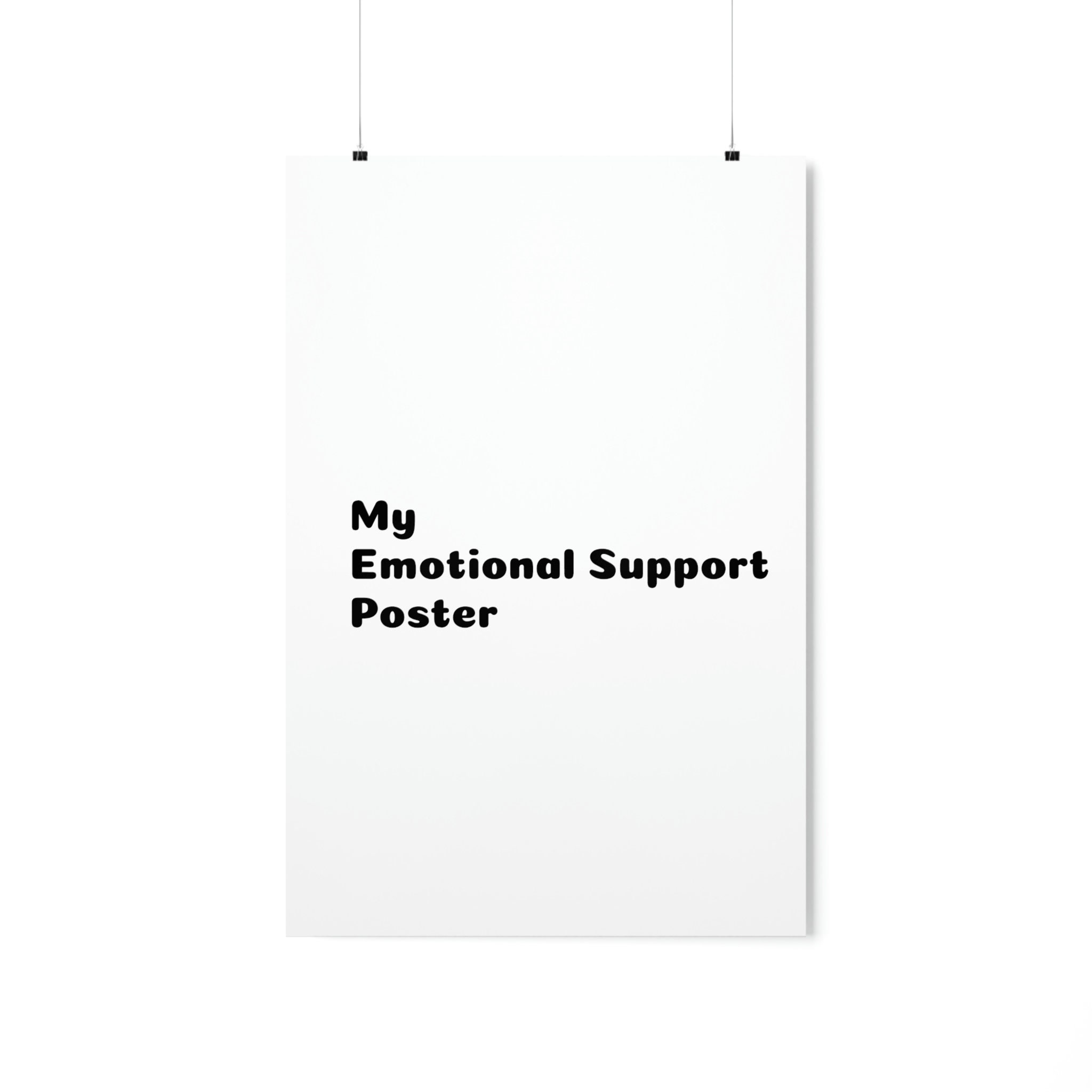 Emotional Support Poster Aesthetic Quote Poster Motivational - Etsy