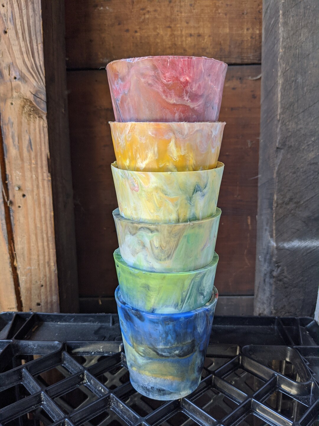 Pressed Pot--- 2.75 Inch 100% Recycled Plastic Pot for Plants - Etsy