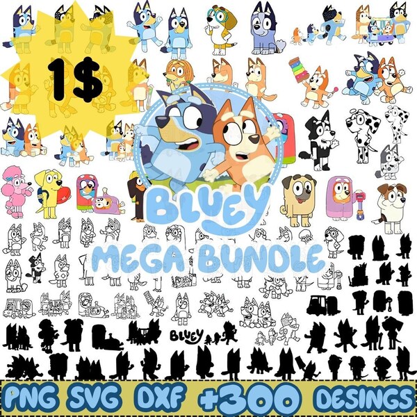 Bluey Svg Cricut - Etsy