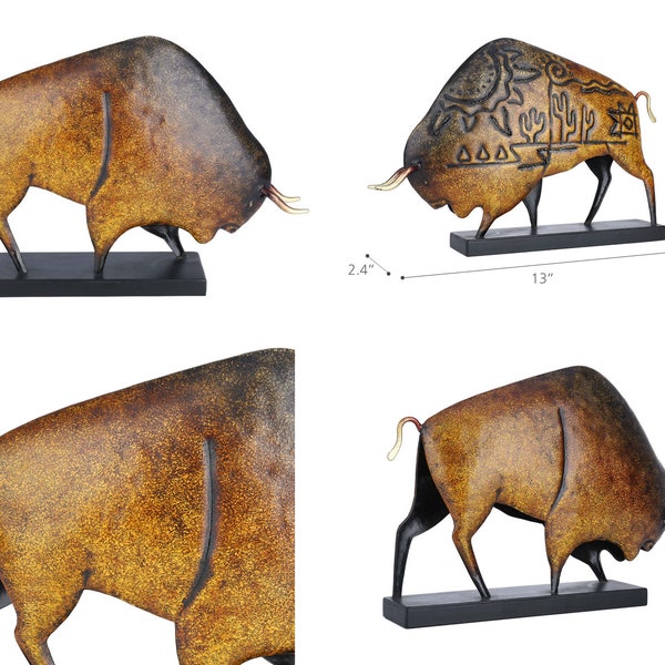 Native American Buffalo Sculpture - Etsy