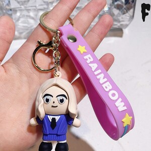 Wednesday Addams Thing Keychain PVC Hand Toy Home Decor Keychain Doll ...