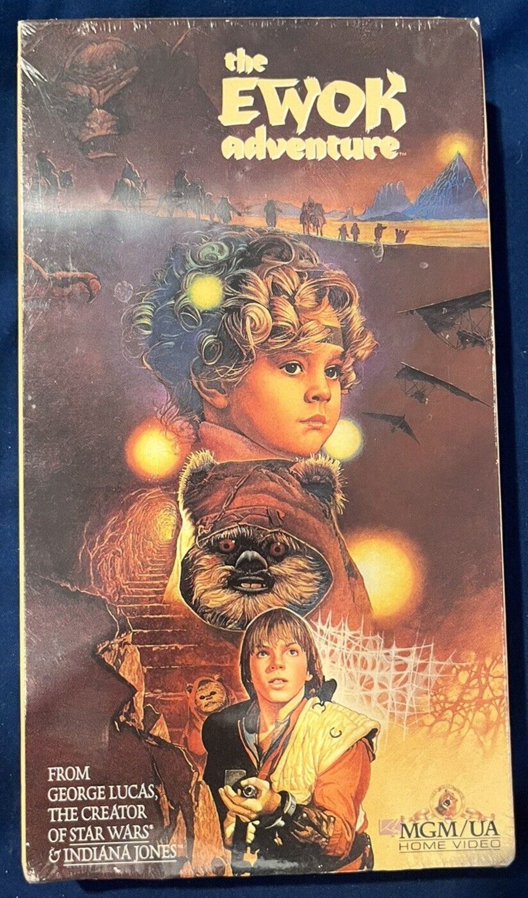 The Ewok Adventure 1990 Factory Sealed New Vhs Star Wars Mgm/ua Igs Vga ...