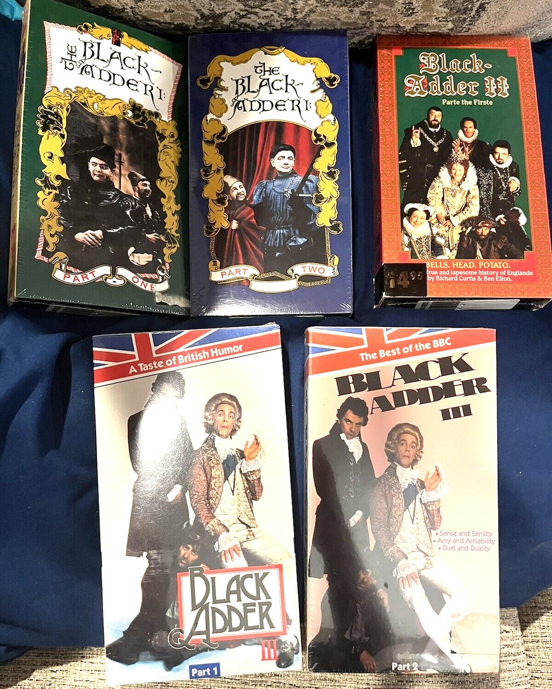 New Factory Sealed Bbc Blackadder Vhs Cassette Tapes 5 in All - Etsy