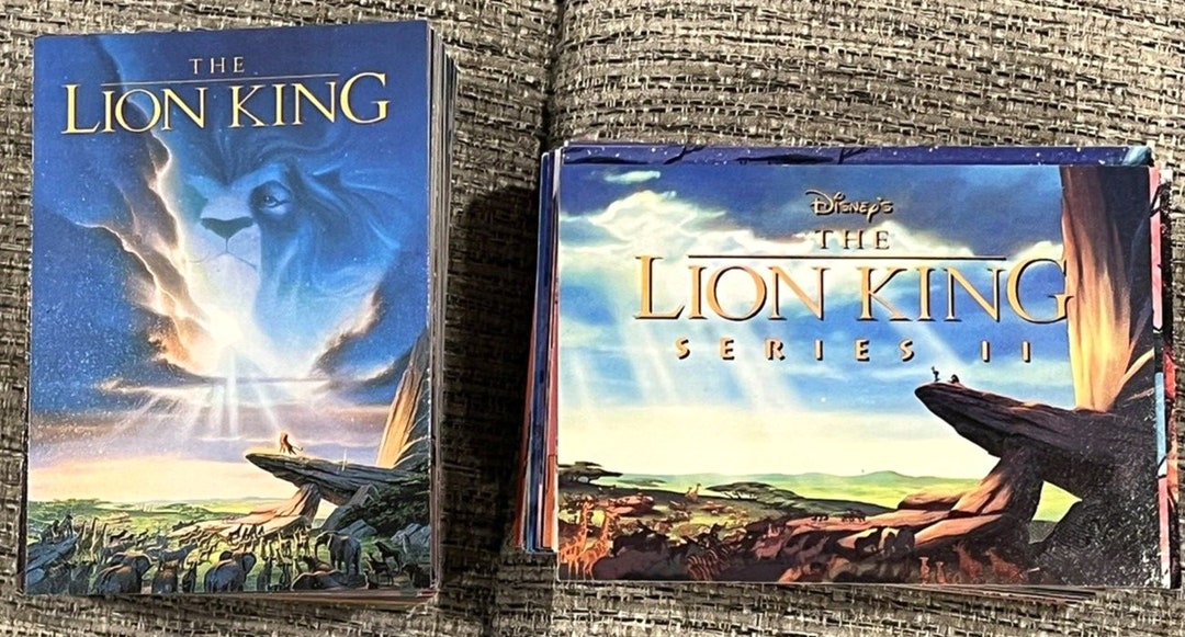 Disney's Lion King Skybox Both Complete Series 1 and 2 Trading Cards ...
