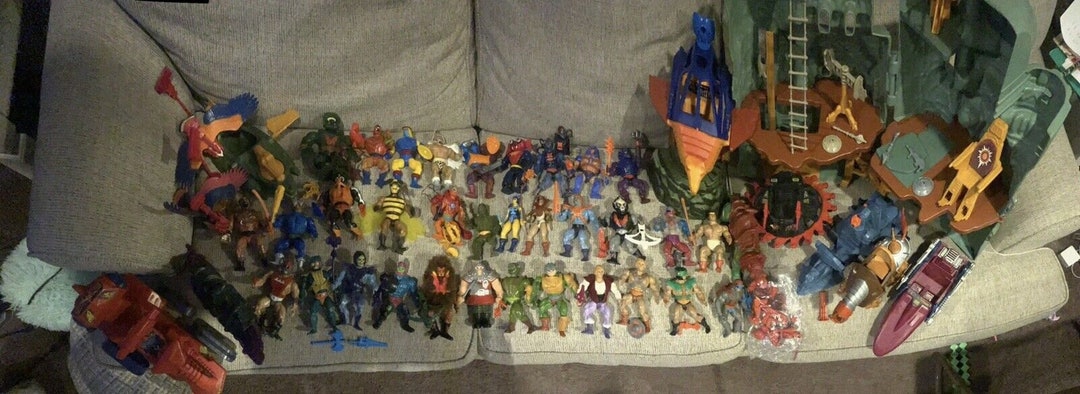 He-man Motu Huge Lot Figures Weapons Castle Grayskull Vehicles - Etsy
