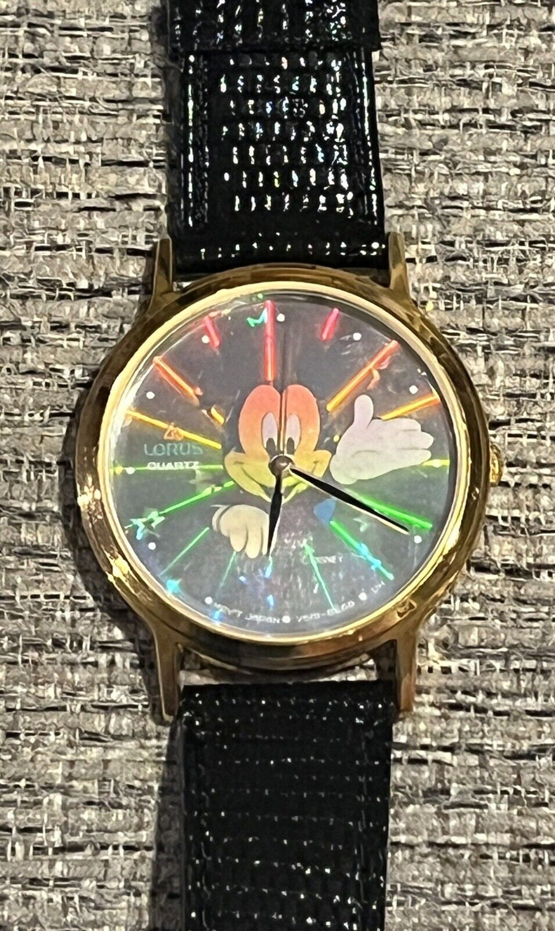 Vintage Lorus Disney Mickey Mouse Watch Quartz Holographic - Etsy