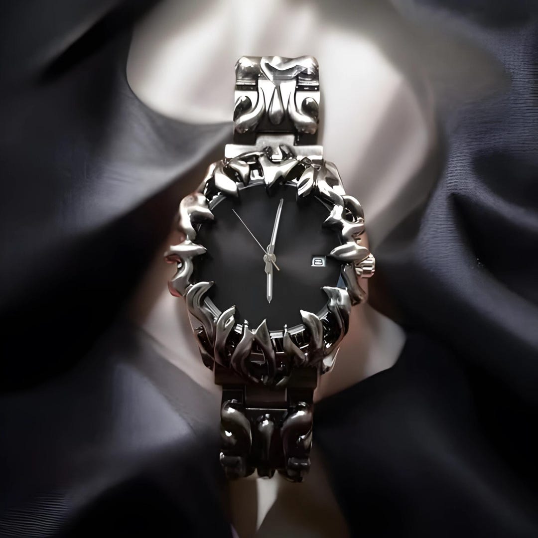 Opium Watch Gothic Style Stainless Steel Claw Design Watch Dark ...