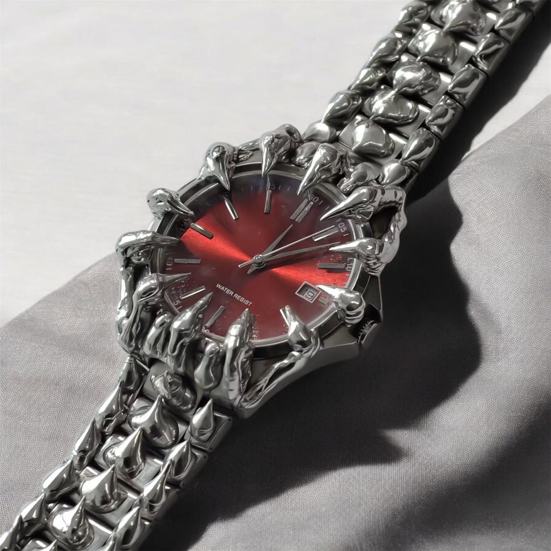 Opium Watch Stainless Steel Gothic Jewlery Opium Aesthetic Dark Watch ...