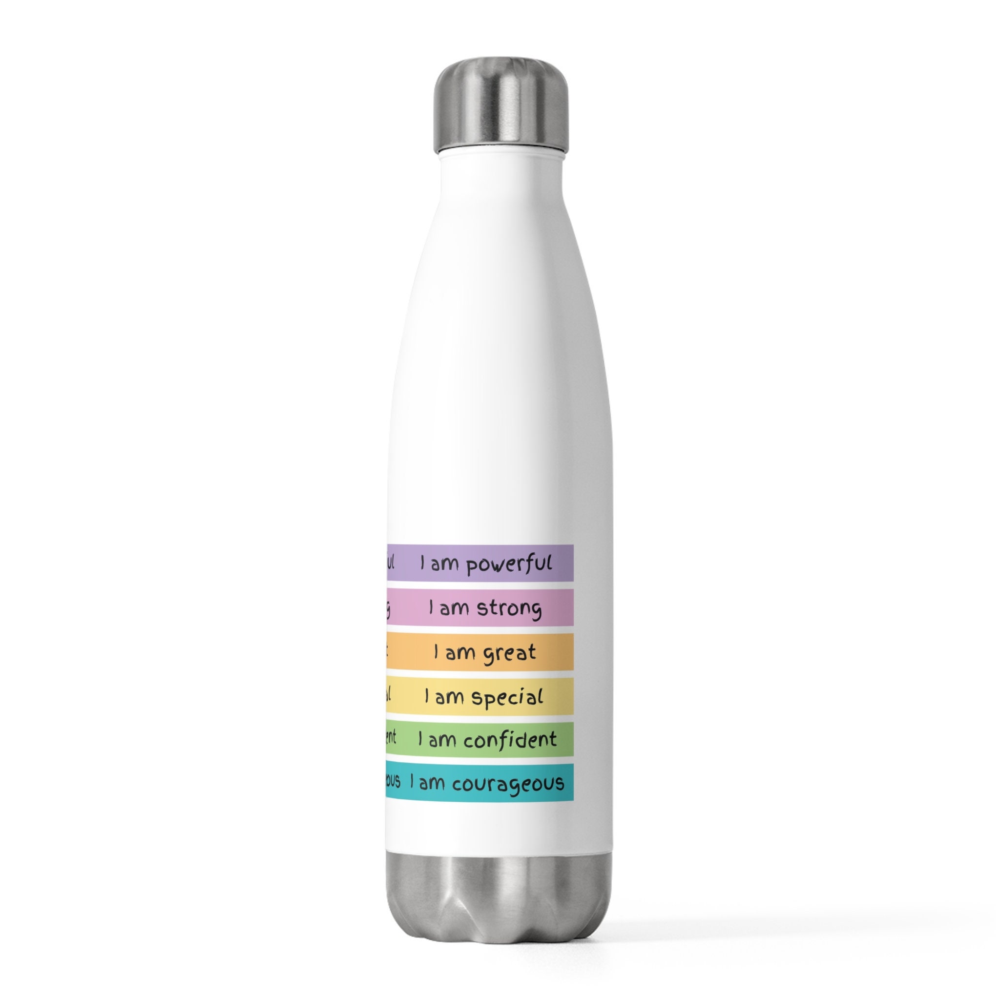 Affirmations Bottle Motivational on the Go Bottle Reusable Bottle 20oz ...