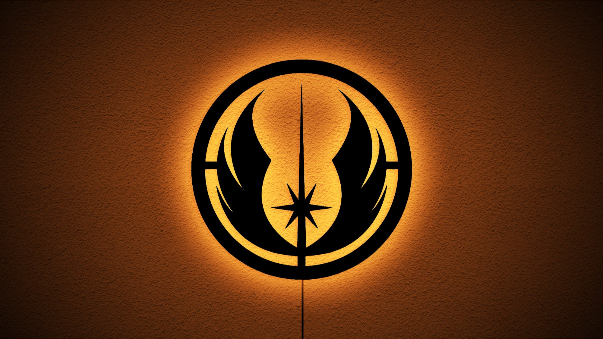 Star Wars Jedi Badge Wall Art With RGB LED Lightsstar Wars - Etsy