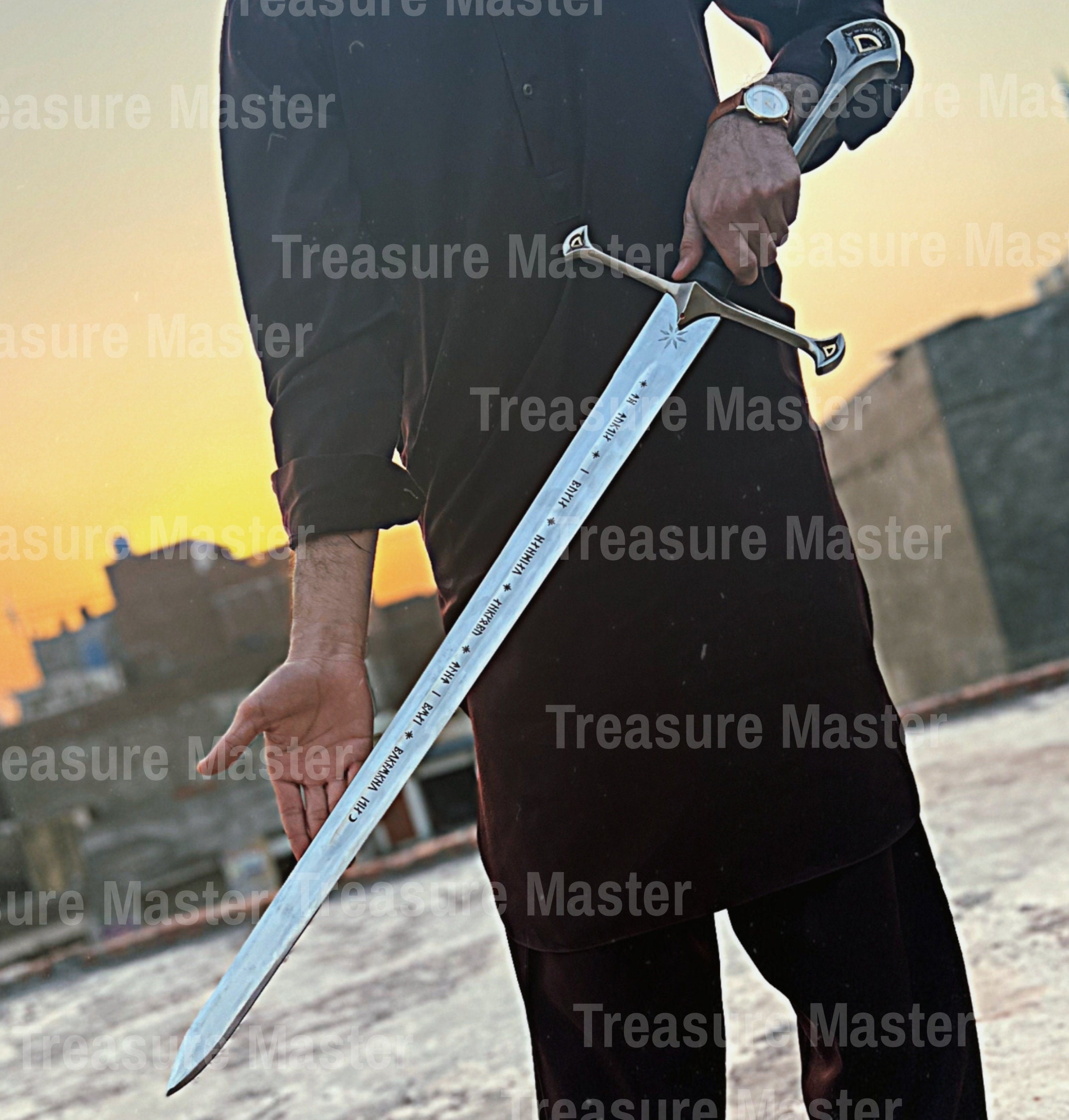 Handmade Anduril MEDIEVAL Swords Stainless Steel Swords - Etsy