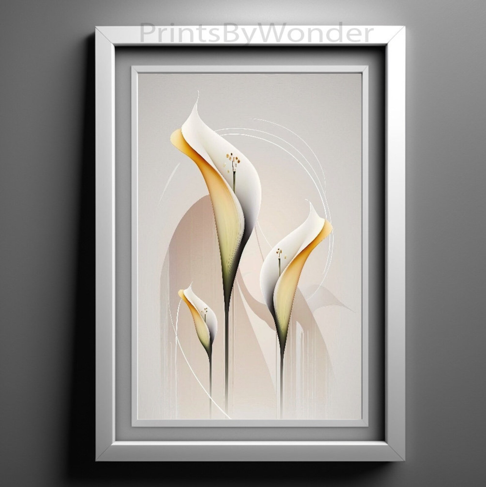 Lillie Poster Flower Poster Printable Digital Minimalist Flower Poster ...