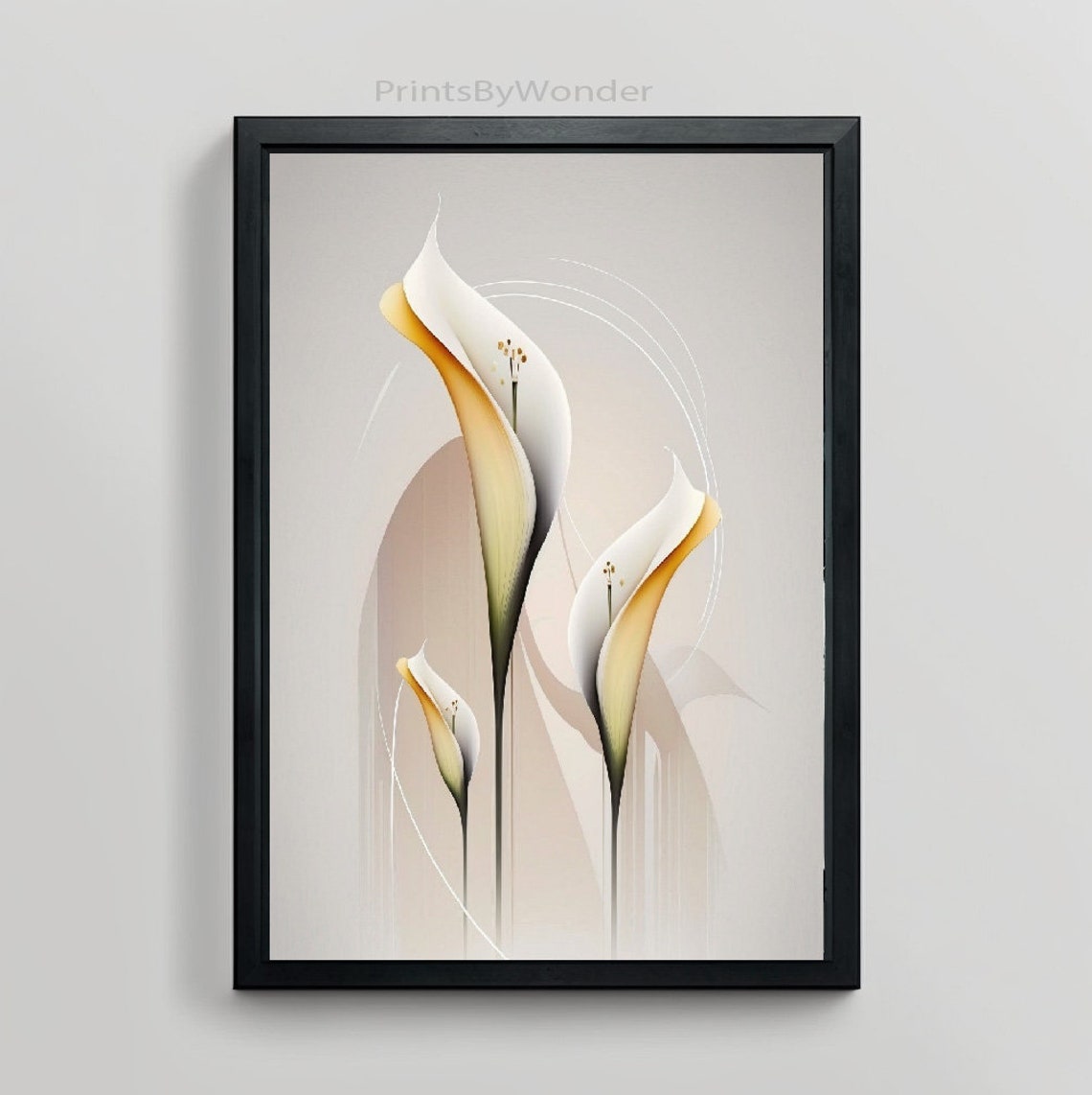 Lillie Poster Flower Poster Printable Digital Minimalist Flower Poster ...