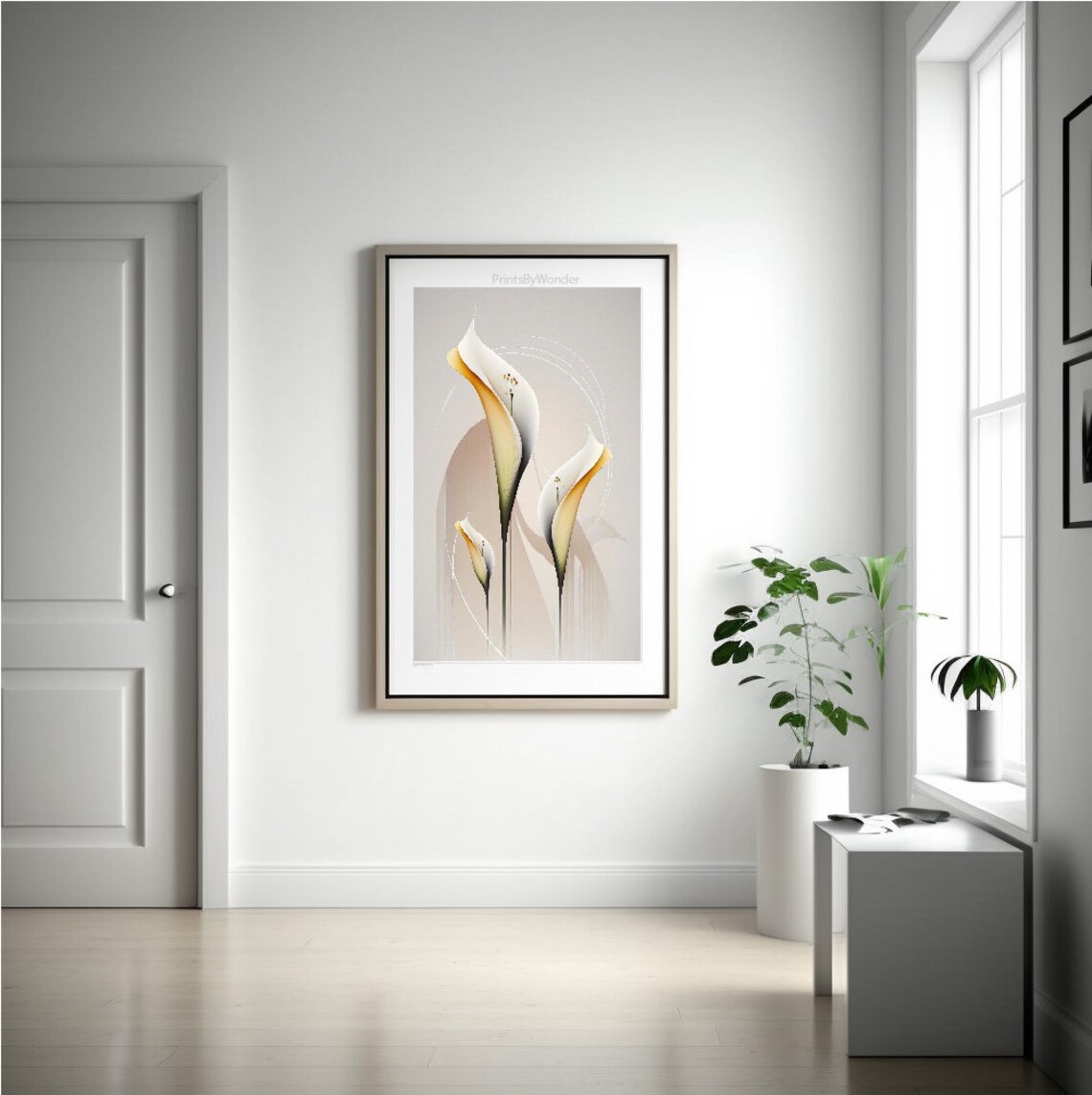Lillie Poster Flower Poster Printable Digital Minimalist Flower Poster ...