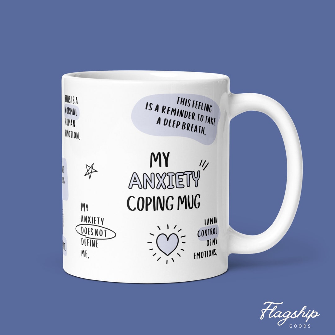 Anxiety Coping Affirmations Mug Mental Health Positive Inspirational ...