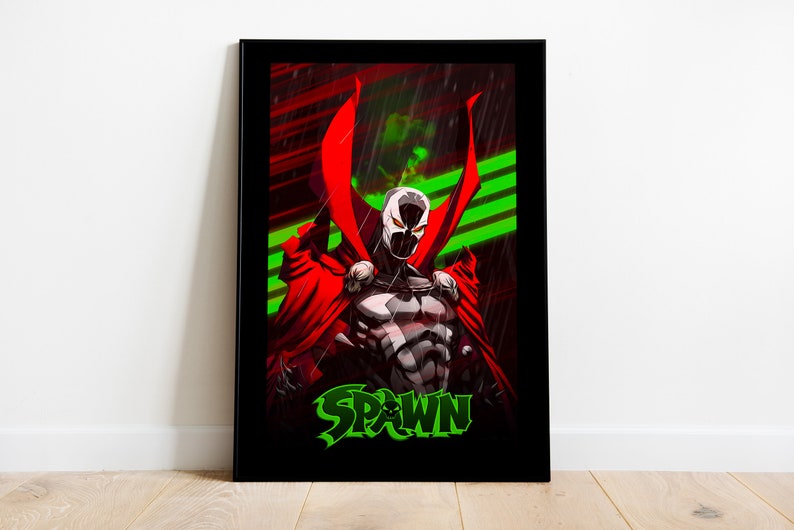 Spawn Movie Wall Art, Spawn Printable Poster, Dark Cinematic Ambiance ...