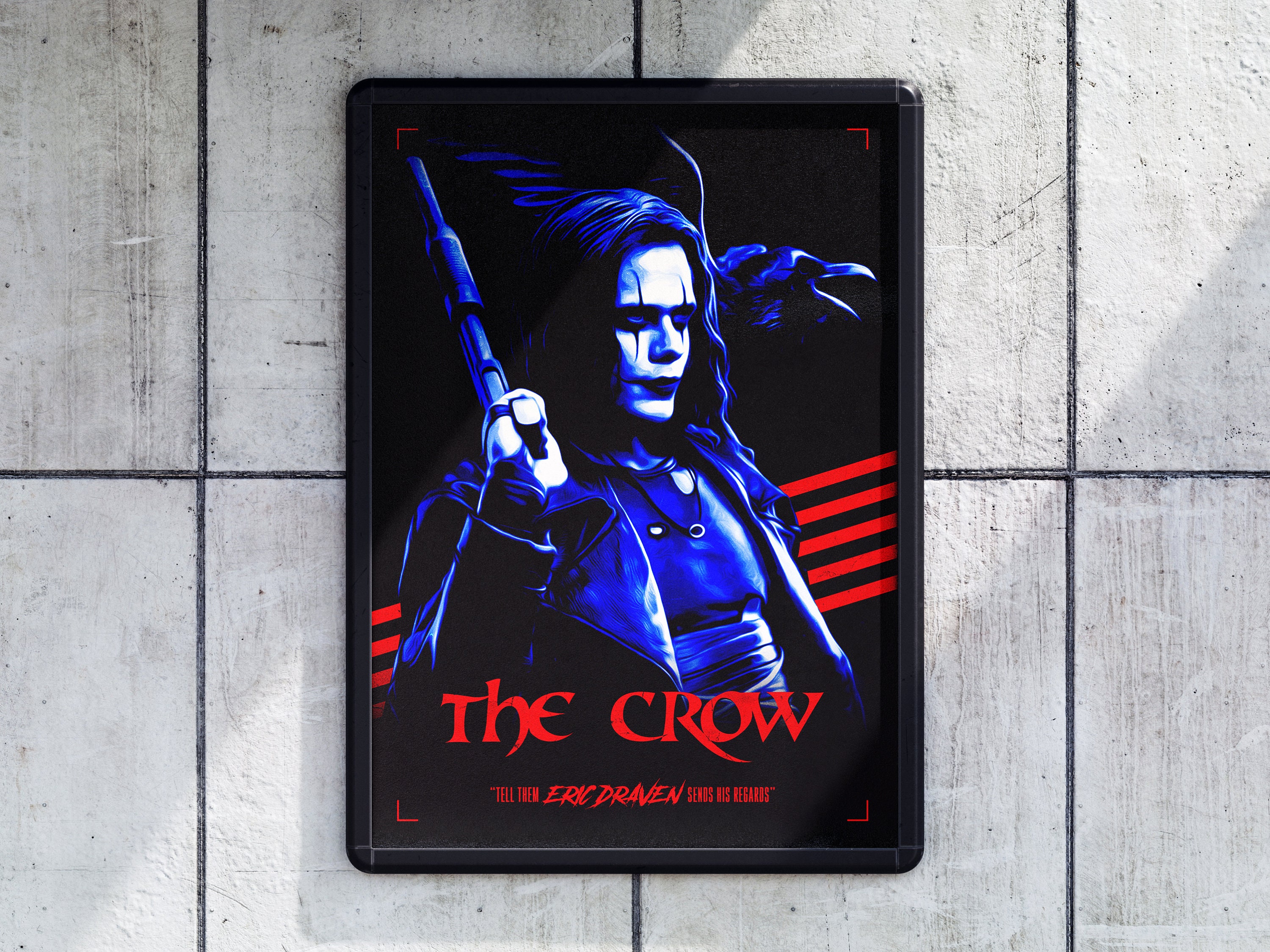 The Crow Movie Poster, the Crow Movie Wall Art Printable, Gift for ...