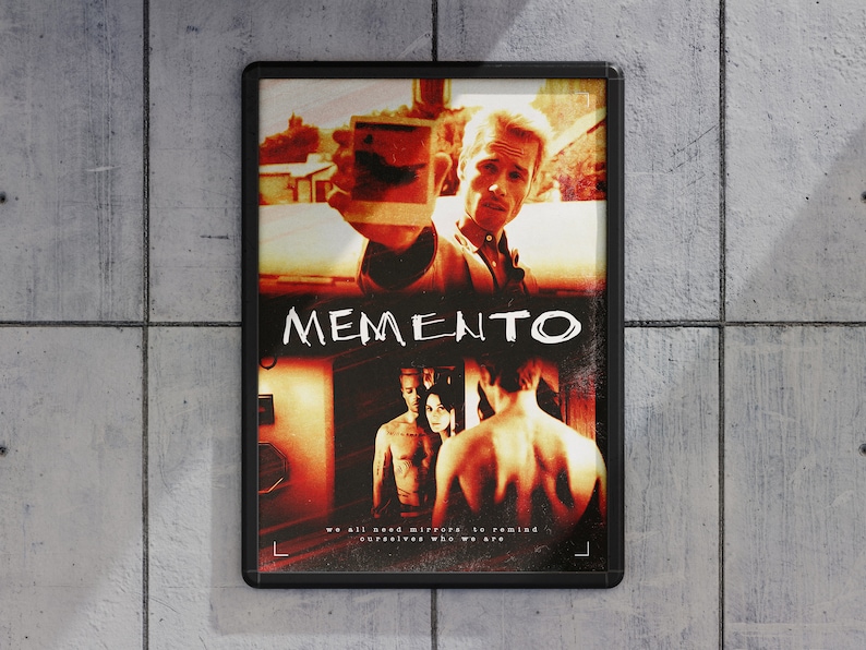Memento Movie Wall Art, Memento Printable Poster, Christopher Nolan, Movie Home Decor, Gift for ...