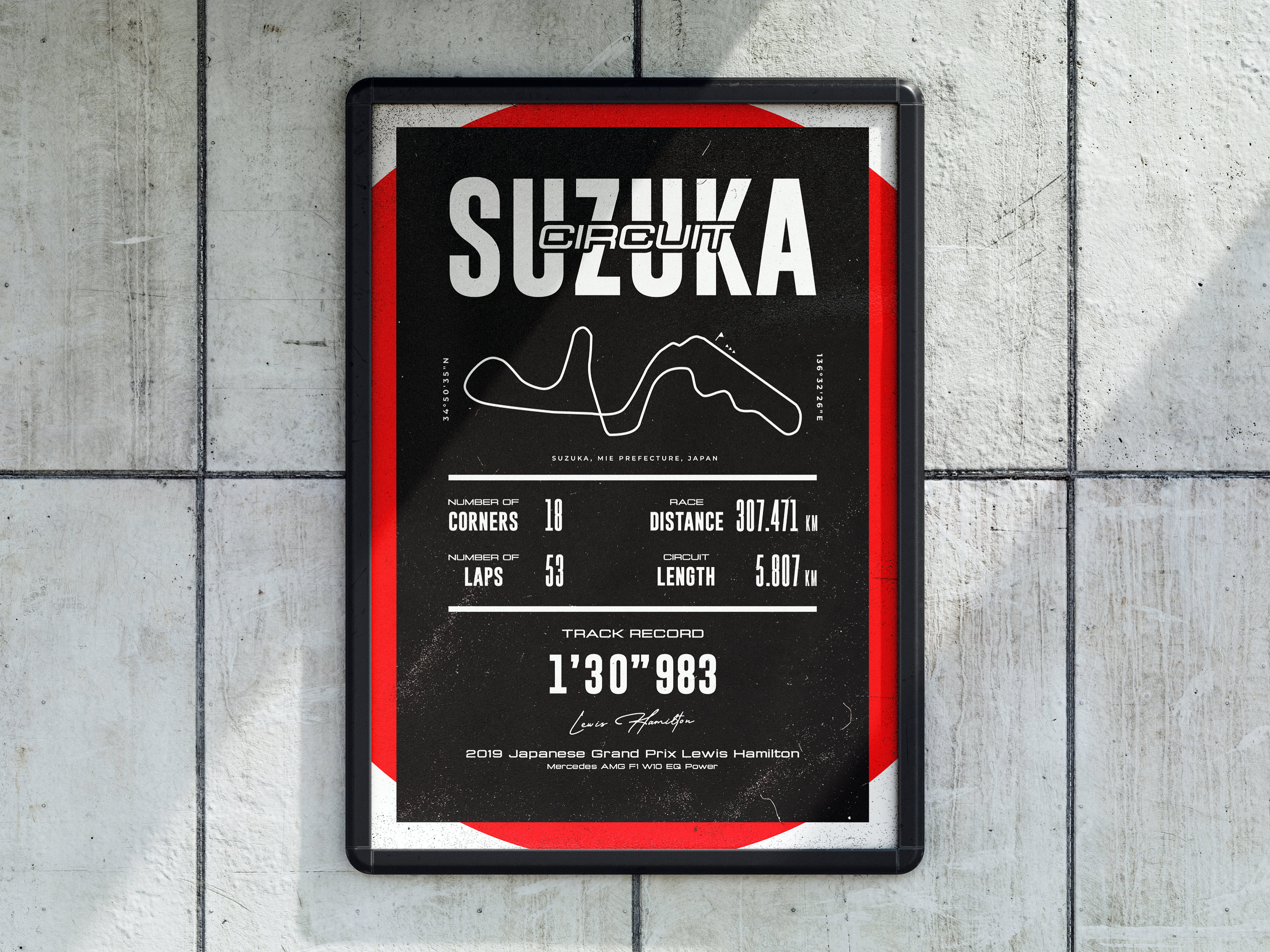 Set of 5 Printable Formula 1 Track Wall Art Poster, Motorsports Tracks ...