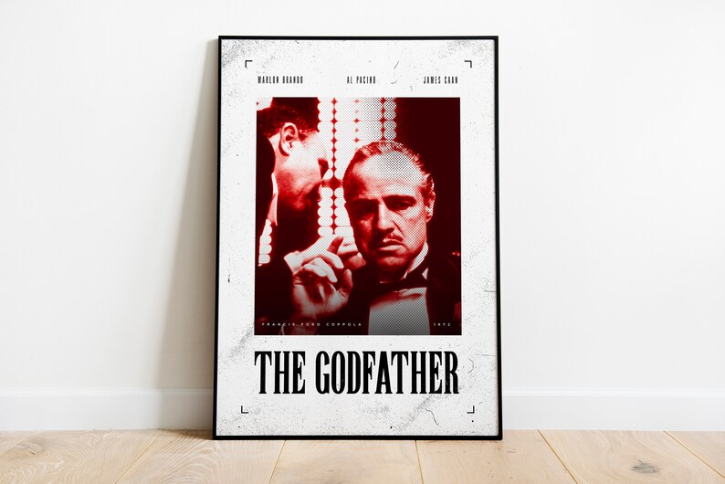 The Godfather Poster for Home Decor the Godfather Wall Art - Etsy