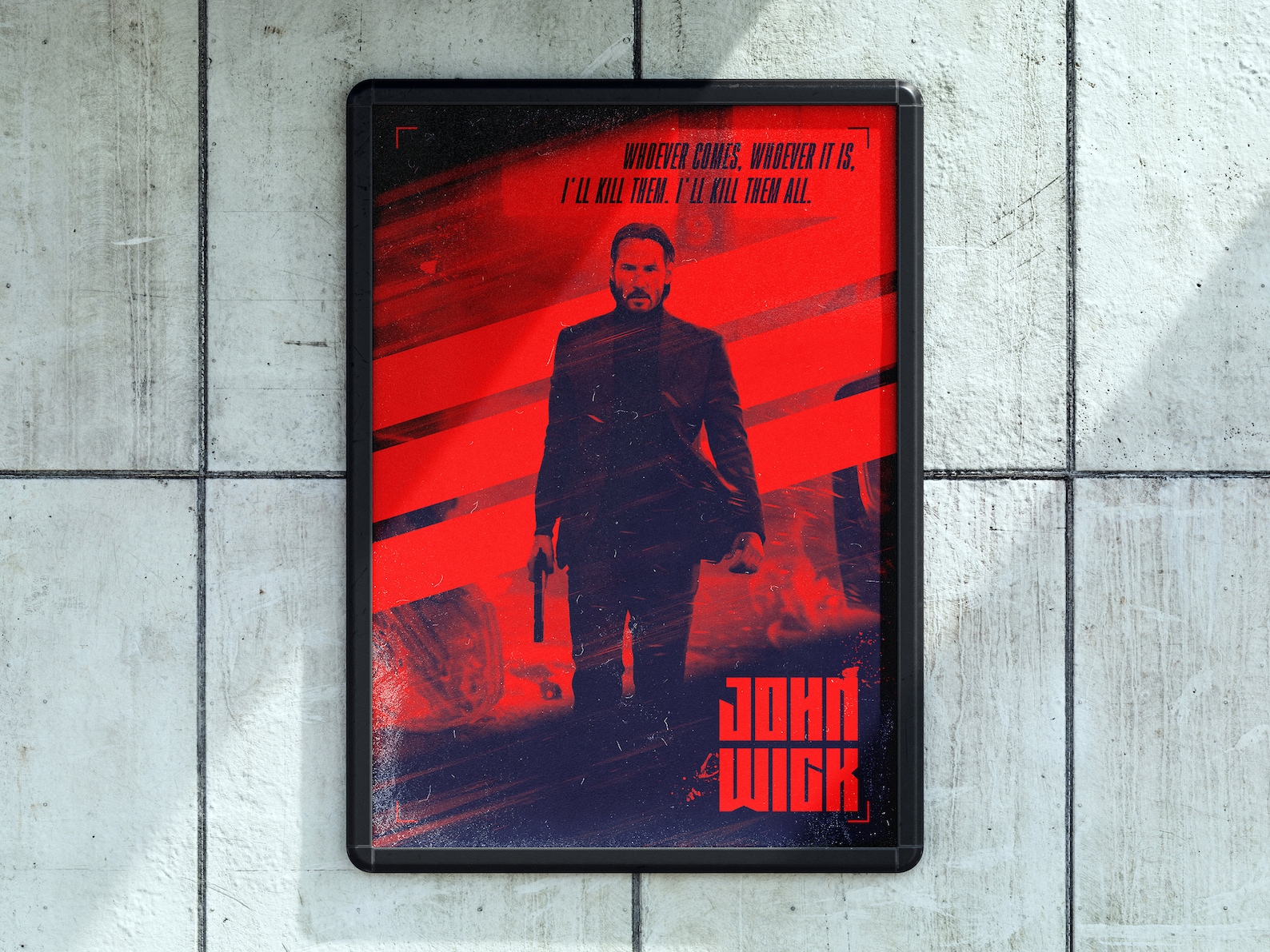 John Wick Movie Wall Art, John Wick Printable Poster, Movie Home Decor ...