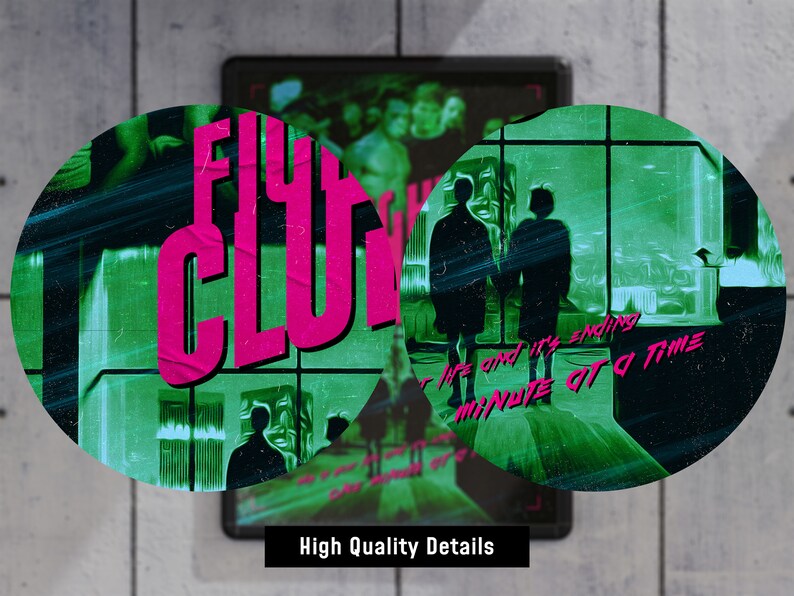 Fight Club Movie Wall Art, Fight Club Poster, Movie Home Decor, Gift ...