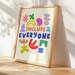 Inclusive Classroom Poster | Positive Affirmation Art Print Kids Room ...