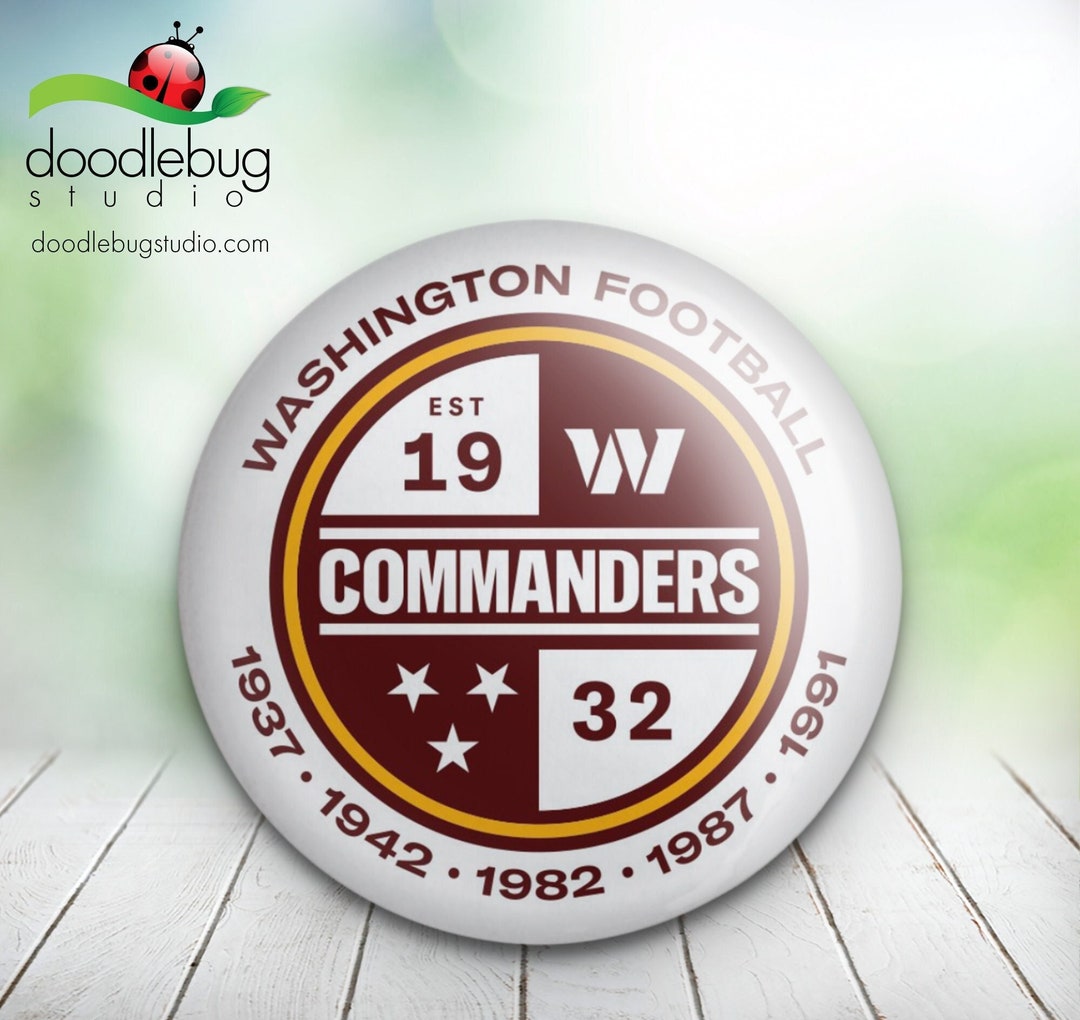 Washington Commanders, Crest Logo, NFL, Football Team, Washington DC ...