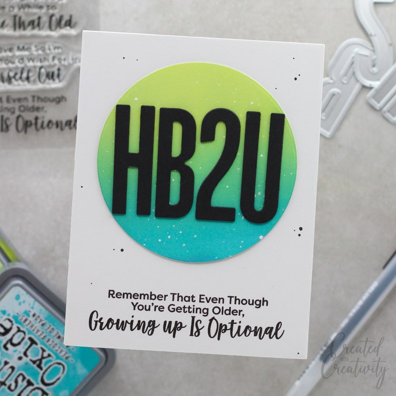 HB2U Fun Birthday Card - Growing up is Optional | Happy Birthday | HBD ...