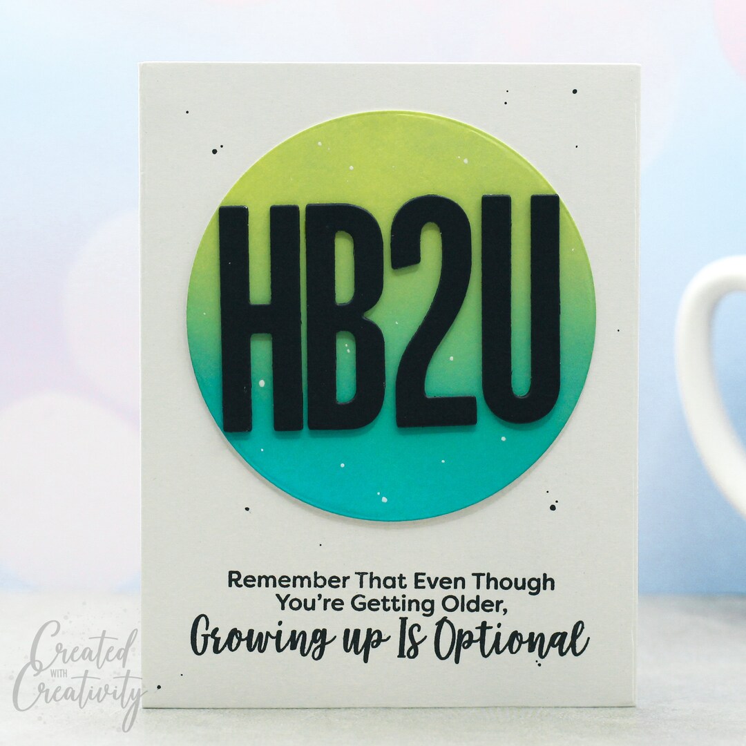 HB2U Fun Birthday Card - Growing up is Optional | Happy Birthday | HBD ...