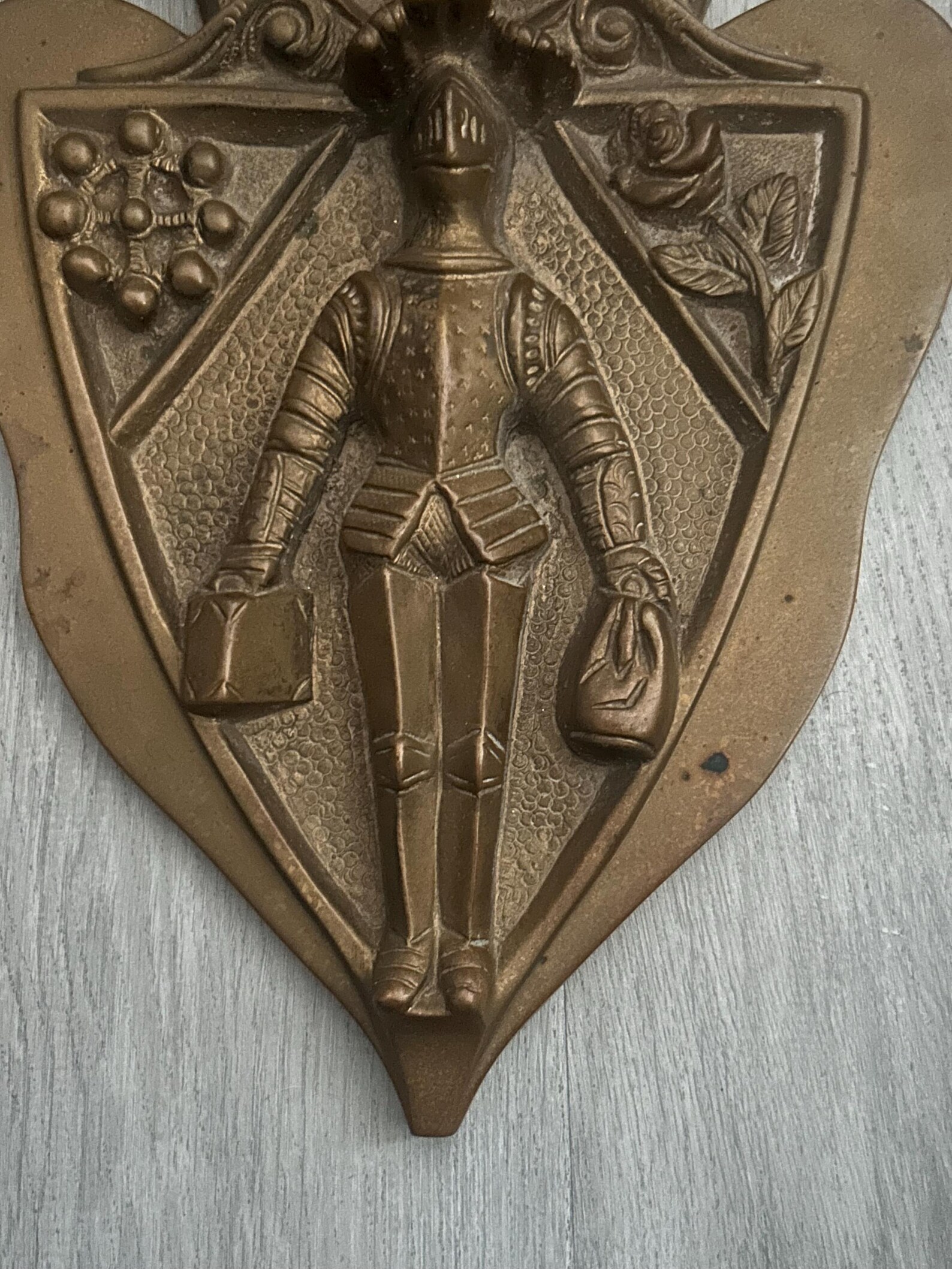 Gucci Shield Coat of Arm Brass Wall Plaque - Etsy