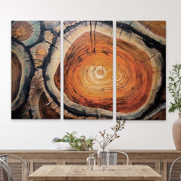 Tree Ring Art Print - Etsy